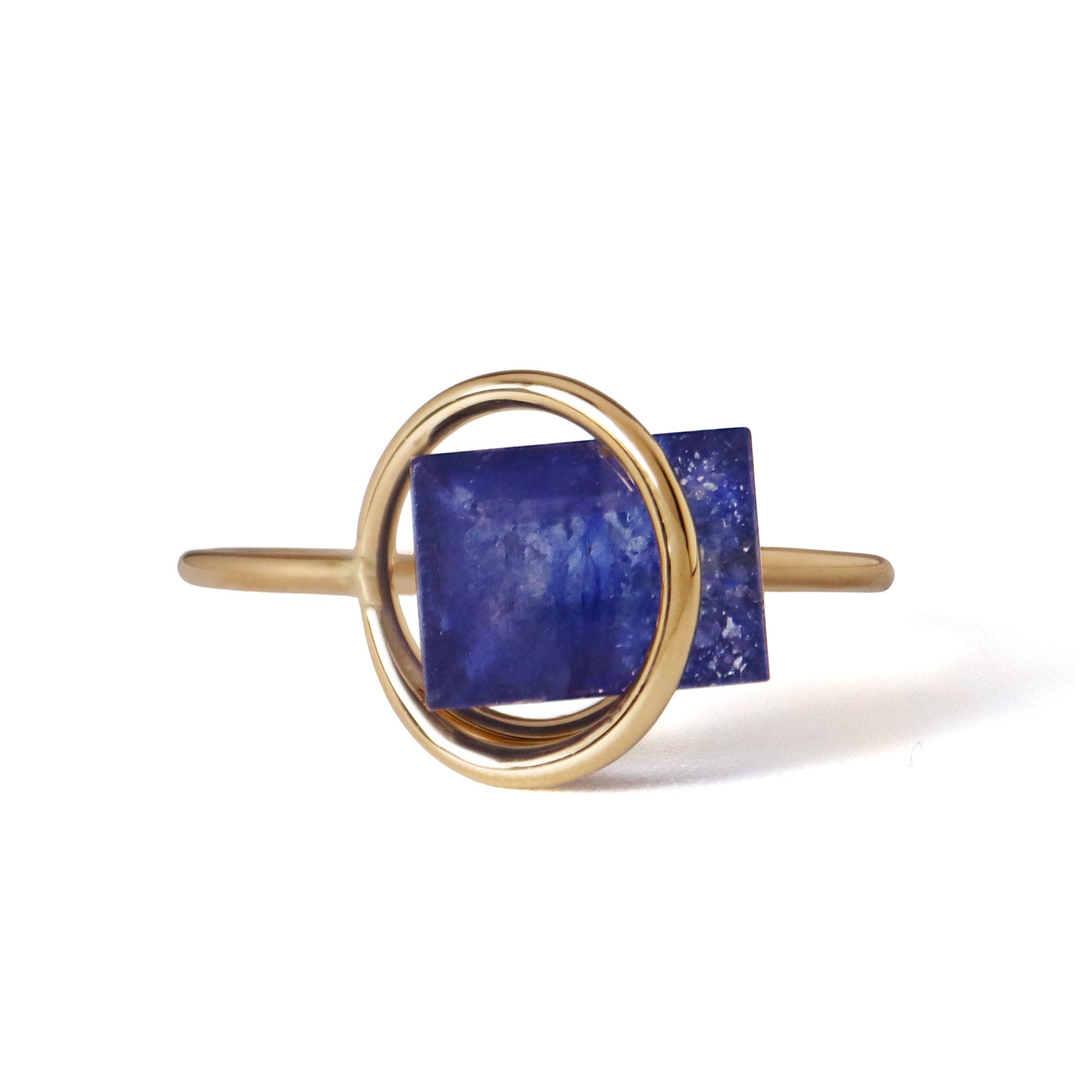 Circle / Ring Bicolor sapphire